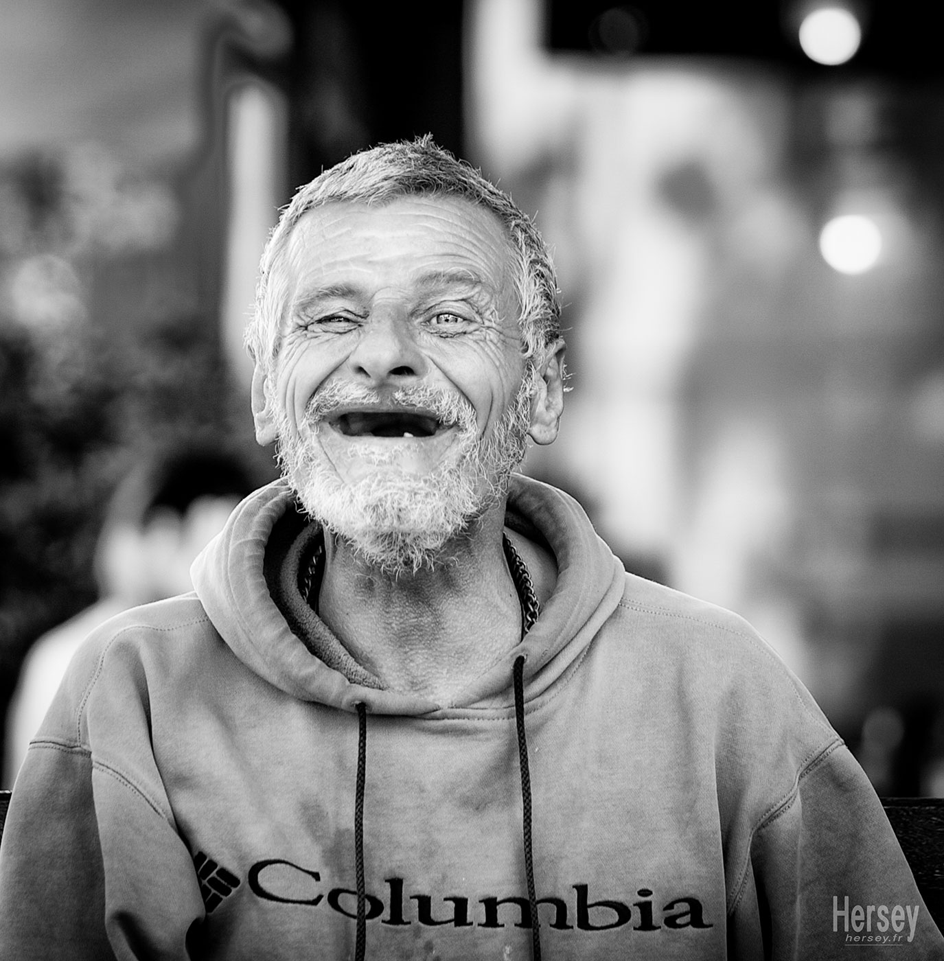 Portrait de SDF - Hersey Photographe Uzès Nîmes Gard