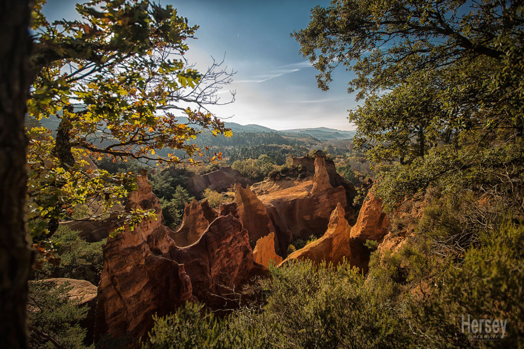 Le Colorado de Rustrel Vaucluse - Hersey Photographe Provence